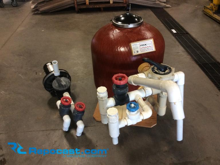 Repocast.com® | Lot of (1) Foxxx sand filter serial