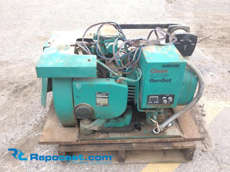 Repocast.com® | Onan 4.0 GenSet RV generator, 120 VAC,...