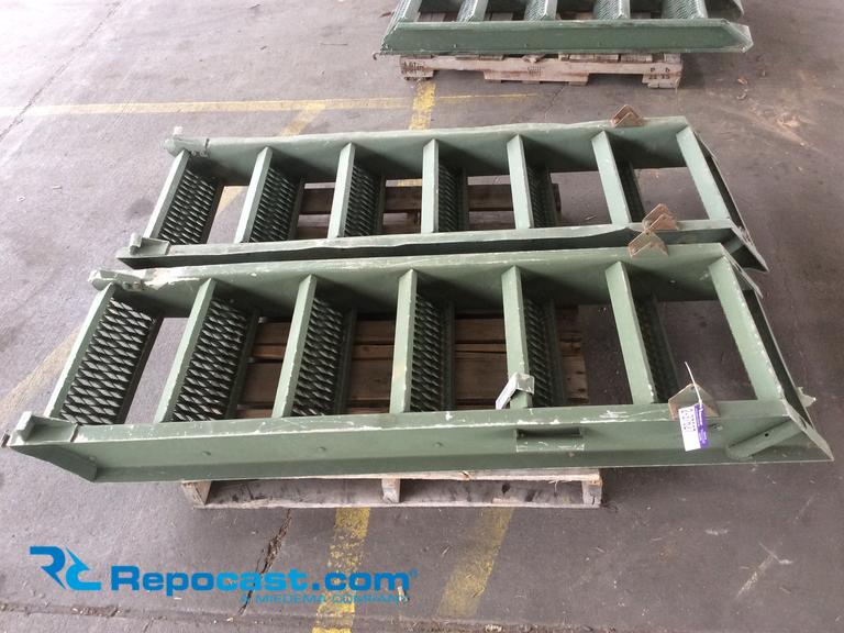 Repocast.com® | Lot of (2) Aluminum Ladders, Military...