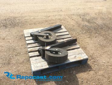 Repocast.com® | (2) brush hog trailer wheels, 15”T x 4...