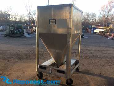 Repocast.com® | Aluminum bulk gravity fed storage...