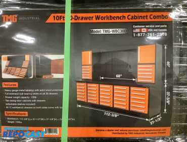 Repocast.com® | New TMG Industrial 30 Drawer Workbench...