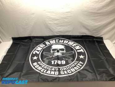 Repocast.com® | New 2nd Amendment Gun 1789 Skull Flag....
