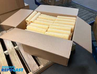 Repocast.com® | Lot of (136) 9” slight IRR paint...