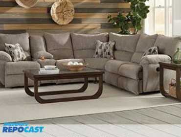 Repocast.com® | 2PC CATNAPPER SECTIONAL 122” x 109”...