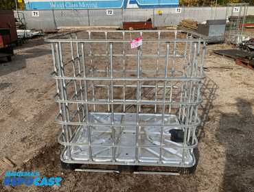 Repocast.com® | Industrial metal cage mounted on a...