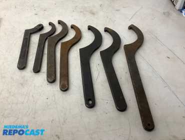Repocast.com® | (7) pc Industrial Spanner Wrenches.