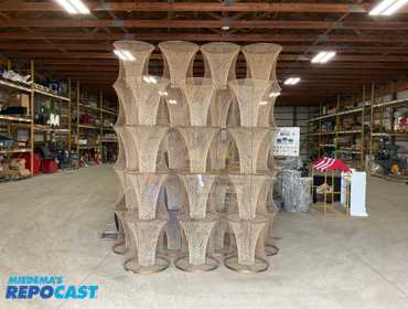 Repocast.com® | (7) large decorative fish traps. 8’...