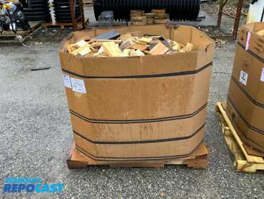 Repocast.com® | Gaylord box of firewood pieces (scrap...