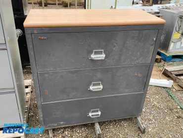 Repocast.com® | Skid lot of (1) FireKing fire safe...