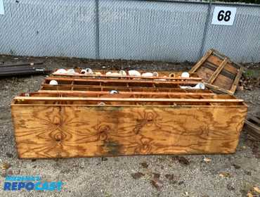 Repocast.com® | Lot of (5) Large Wooden Crates of...