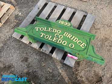 Repocast.com® | RECLAIMED TOLEDO BRIDGE CO. 1892 HEAVY...