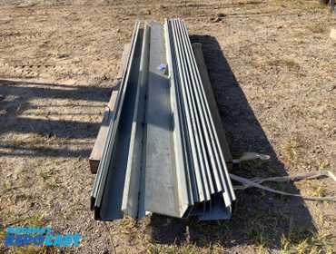 Repocast.com® | Skid Lot of 10’ Angled Galvanized...