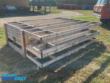 Repocast.com® | (8) Assorted Pre-Built 2x4 Wall Panels...