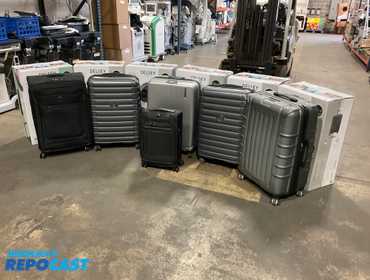 Repocast.com® | Pallet of 12 Suitcases ((Some in Boxes...