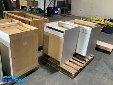 Repocast.com® | Lot of (4) Skids of Cabinets (approx H...