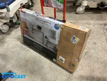 Repocast.com® | (1) Mainstays Side Storage Desk (Top...