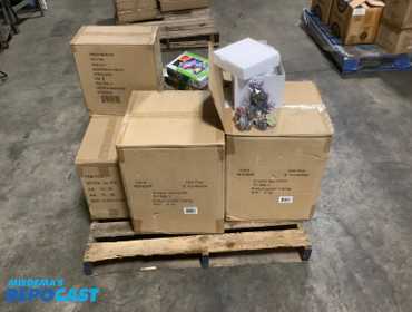 Repocast.com® | Skid lot of assorted boxes of items...