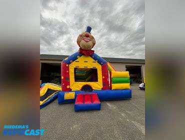 Repocast.com® | Clown Combo Bounce House