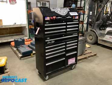 Repocast.com® | Lot of (1) Husky two part tool storage...