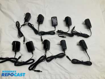 Repocast.com® | Lot of (10) New AC-DC Adapters. Class...