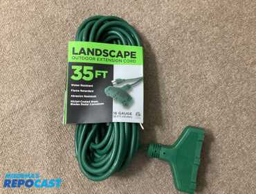 Repocast.com® | New 35 foot outdoor extension cord....