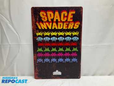 Repocast.com® | New Space Invaders metal sign with pre...