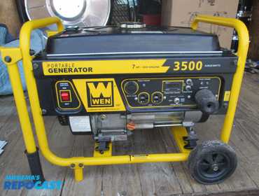 Repocast.com® | Portable generator WEN 7HP/3500 on...