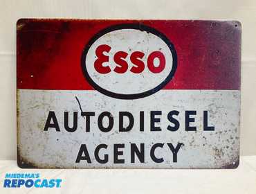 Repocast.com® | New Esso metal sign with pre-drilled...
