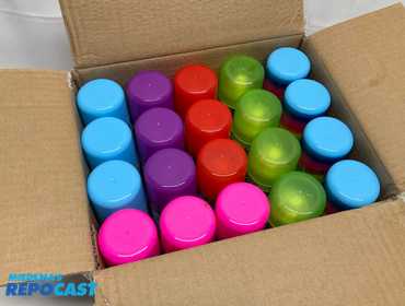 Repocast.com® | New Box of (20) Cans of Silly String...