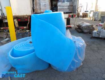 Repocast.com® | Lot of (3) Air filter rolls, blue, 25'...