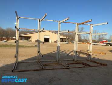 Repocast.com® | Metal frame cantilever rack 20’W x 6’...