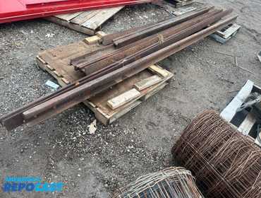 Repocast.com® | 6 PIECES OF RECLAIMED RAILROAD IRON....