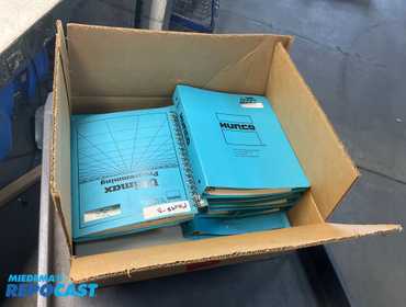 Repocast.com® | Box of various Hurco books and manuals
