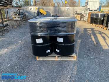 Repocast.com® | Skid of (4) Metal Storage Barrels,...