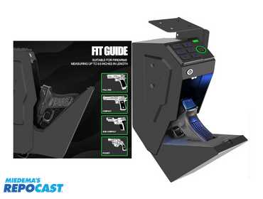 Repocast.com® | Biometric Mounted Handgun Gun Safe for...