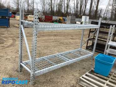 Repocast.com® | (1) 8-foot 2 shelf storage rack with...