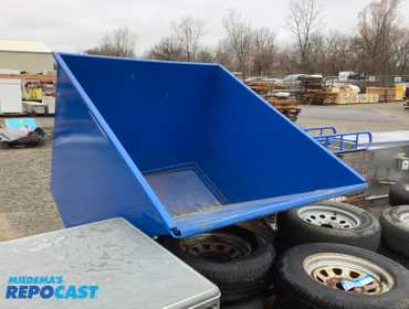 Repocast.com® | 2 yd dup hopper with bump dump #D-200-MD