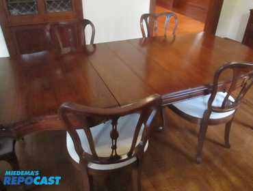 Repocast.com® | Antique cherry dining room set, table...