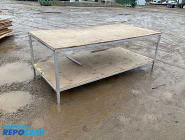 Repocast.com® | Aluminum frame work table 8’ x 4’ x 35...