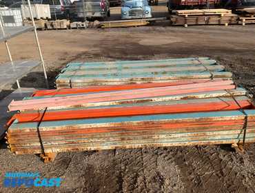 Repocast.com® | (2) Skids of Pallet Racking 112” x 2”...