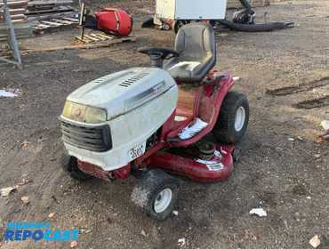 Repocast.com® | White Outdoor Super 46 Riding Lawn Mower