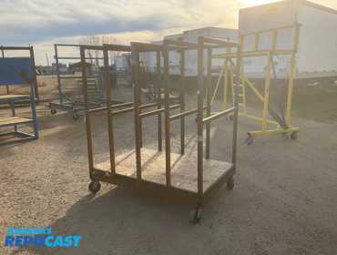 Repocast.com® | Metal rack on casters 60” x 42” x 70-3...
