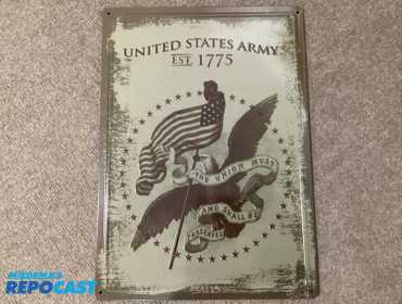 Repocast.com® | New metal sign. UNITED STATES ARMY EST...