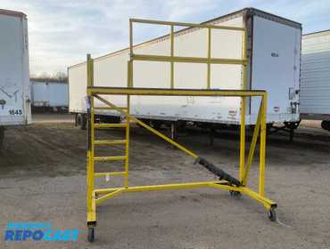 Repocast.com® | Metal frame work platform on casters...