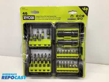 Repocast.com® | Lot of (1) Ryobi 40pc Impact Drive Bit...