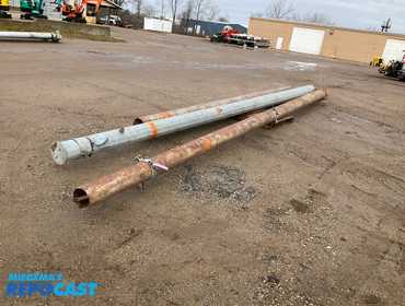 Repocast.com® | Lot of (3) metal Utility poles: one...