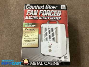 Repocast.com® | New Comfort Glow Fan Forced Electric...