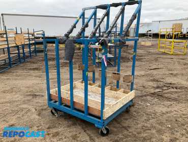 Repocast.com® | Metal frame rack on casters 40” x 48”...
