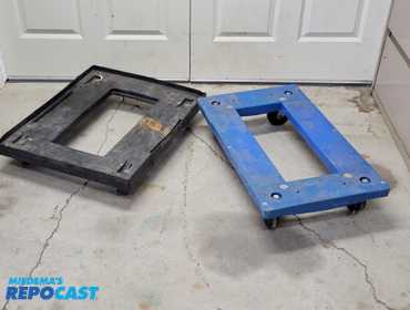 Repocast.com® | 2 poly 4 wheel moving dolly carts